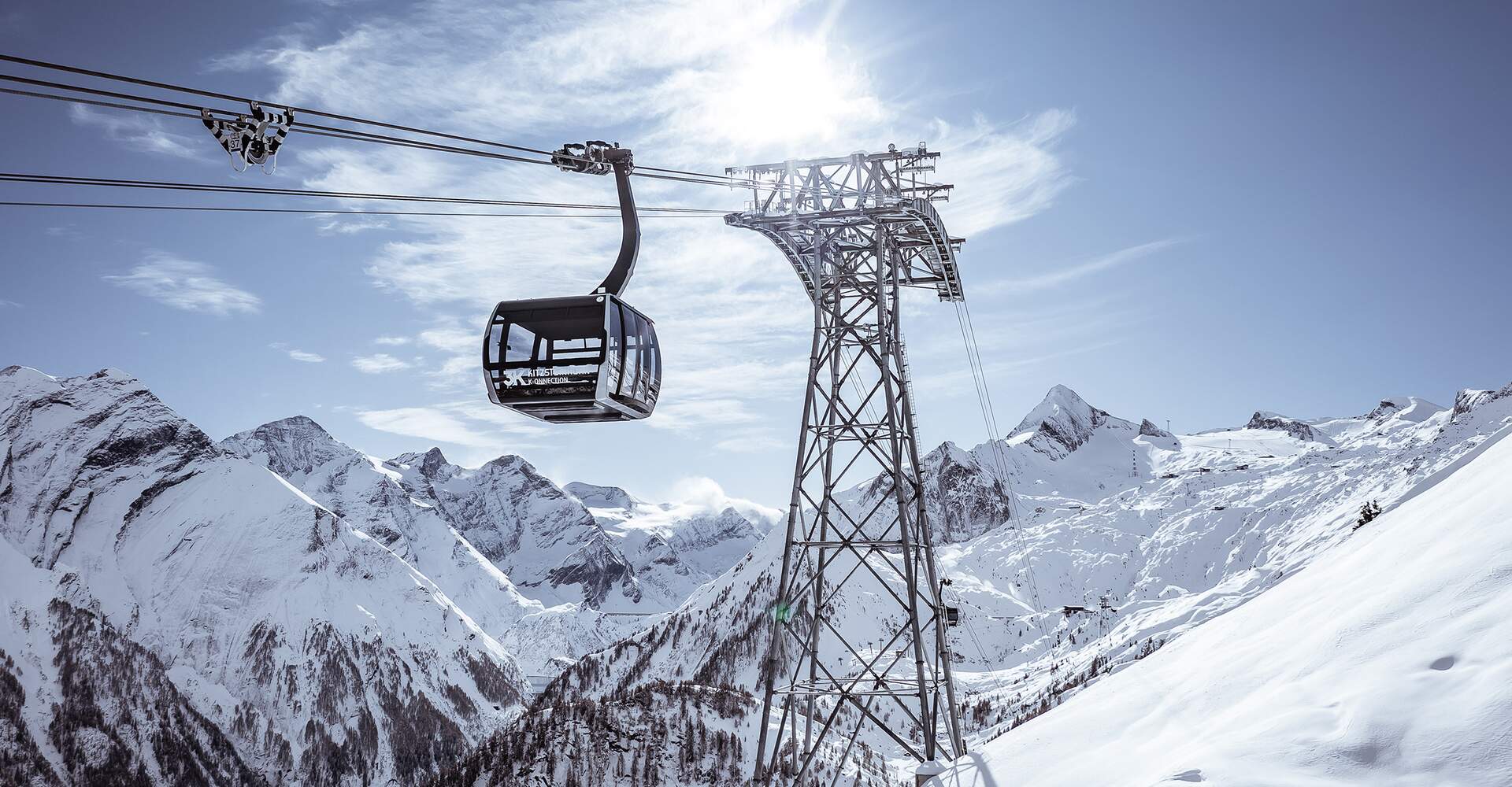 Gletscher Skigebiet Kitzsteinhorn in Kaprun, Österreich - Kitzsteinhorn