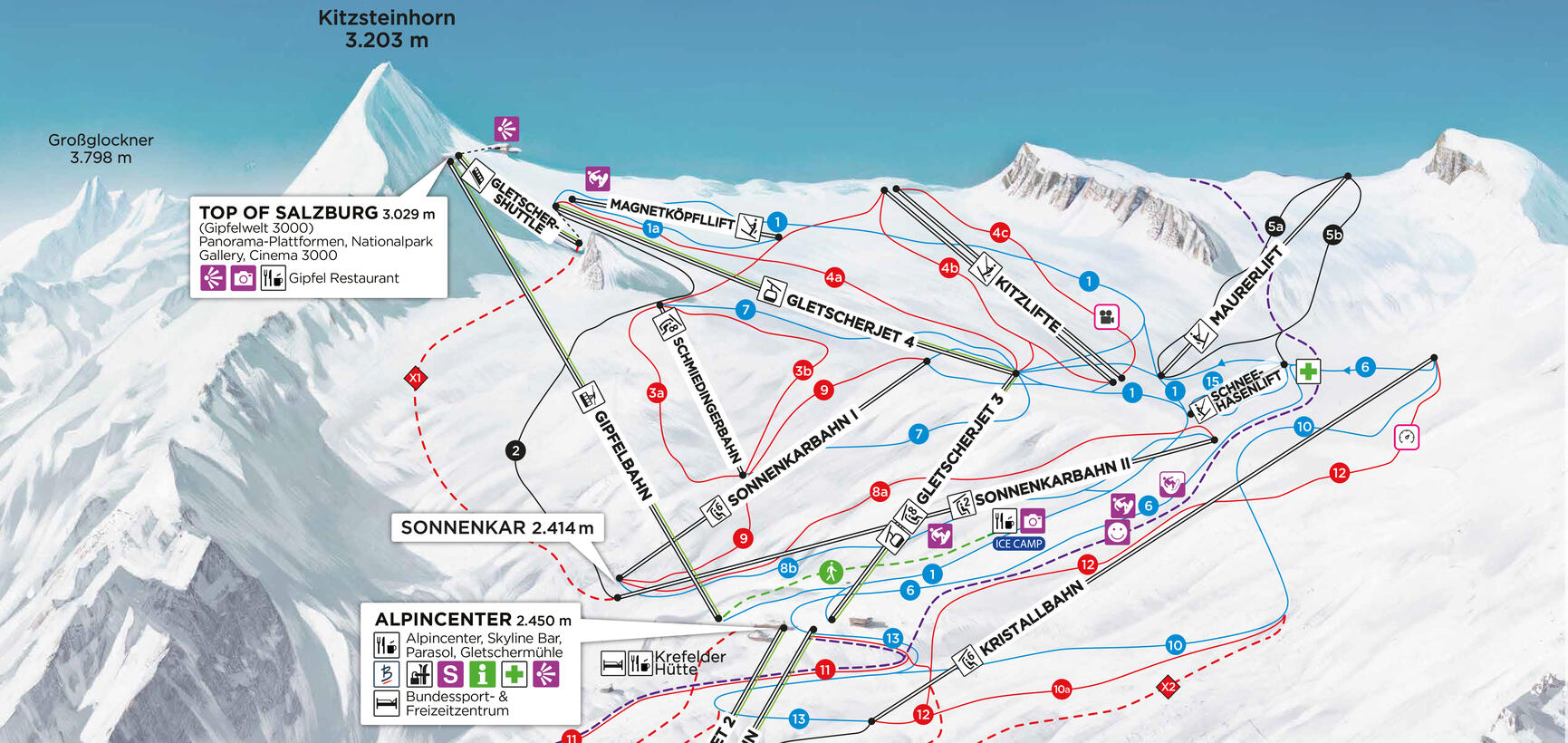 Kitzsteinhorn: Glacier ski & sightseeing in Kaprun, Austria - Kitzsteinhorn